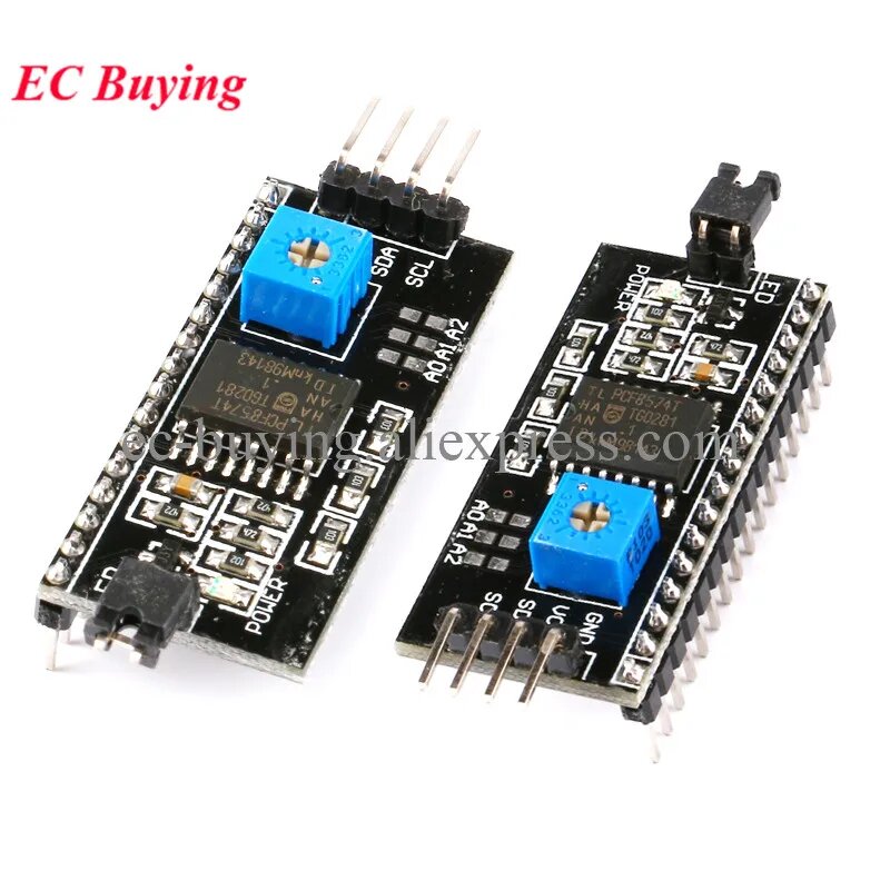 LCD1602 1602A 1602 LCD1602A ЖК-модуль Синий/Желто-Зеленый Экран Светодиодный Дисплей PCF8574T PCF8574 IIC I2C Интерфейс 5 В для Arduino