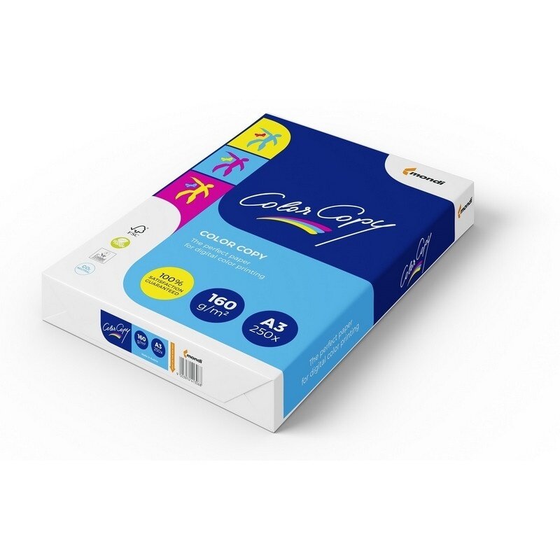 Бумага Color Copy для цветной лазерной печати, А3, 160 г, 161% CIE, 250 листов