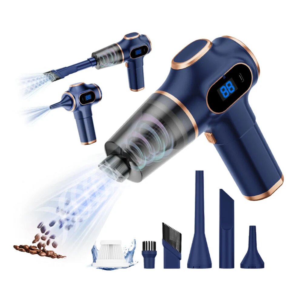 ROADSUN для Cadillac Full Series 4 в 1, автомобильный пылесос, беспроводной, мощный, портативный, ручной, автомобильный пылесос