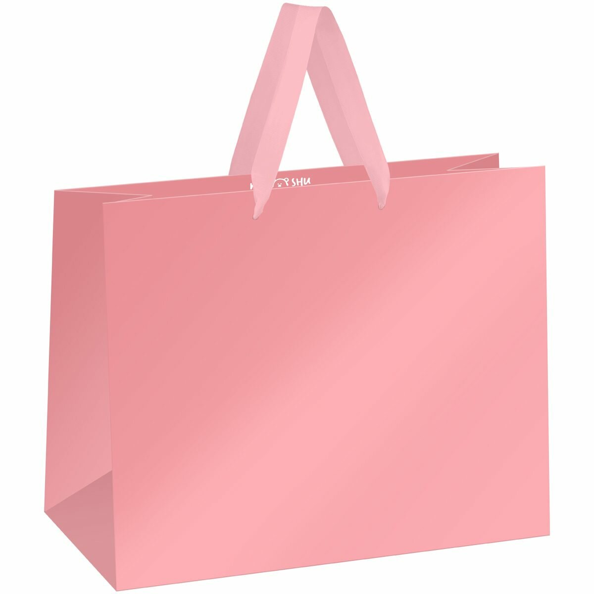 Пакет подарочный 32x26x12см MESHU "Pink", матовая ламинация (MS_61618), 96 уп.