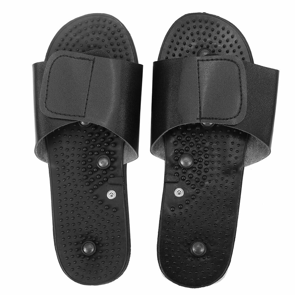 1 пара массажных тапочек для импульсной акупунктуры с двумя электродами для электростимулятора