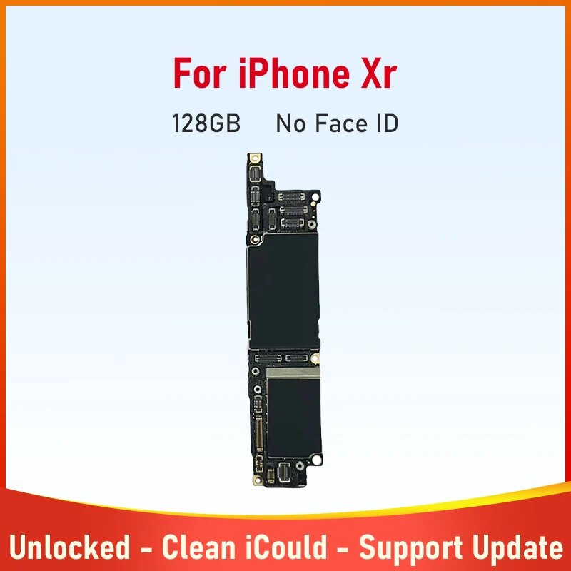 100% рабочая материнская плата для iPhone XR 64 г 128 г, материнская плата с XR 128g No Face ID