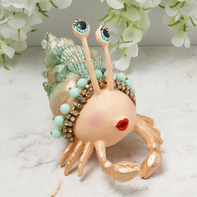 Статуэтка Краб Шарлотта де Монпелье - Коралловые Страсти 15 см зеленая, Goodwill, B94358-2