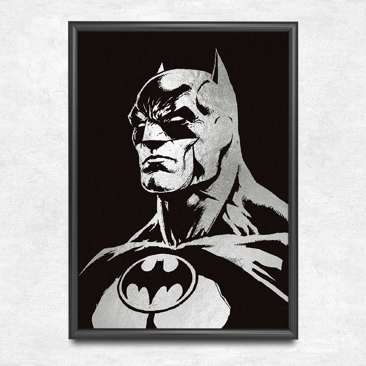 Постер на стену Бэтмен / плакат интерьерный Batman. Бетмен. Темный рыцарь. Супергерой