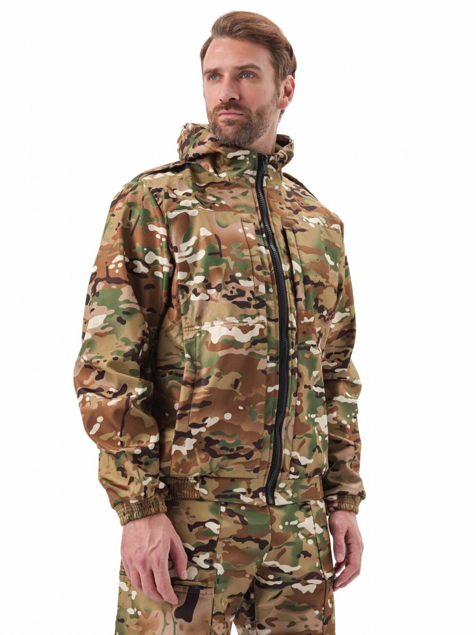 Костюм "КАСКАД" куртка/брюки, цвет: кмф "Мультикам ", ткань: Полофлис, 56-58, 170-176