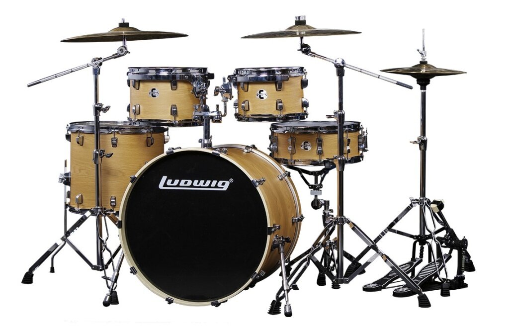 LEC522031 Element Evolution Барабанная установка, цвет древесины, 2 коробки, Ludwig