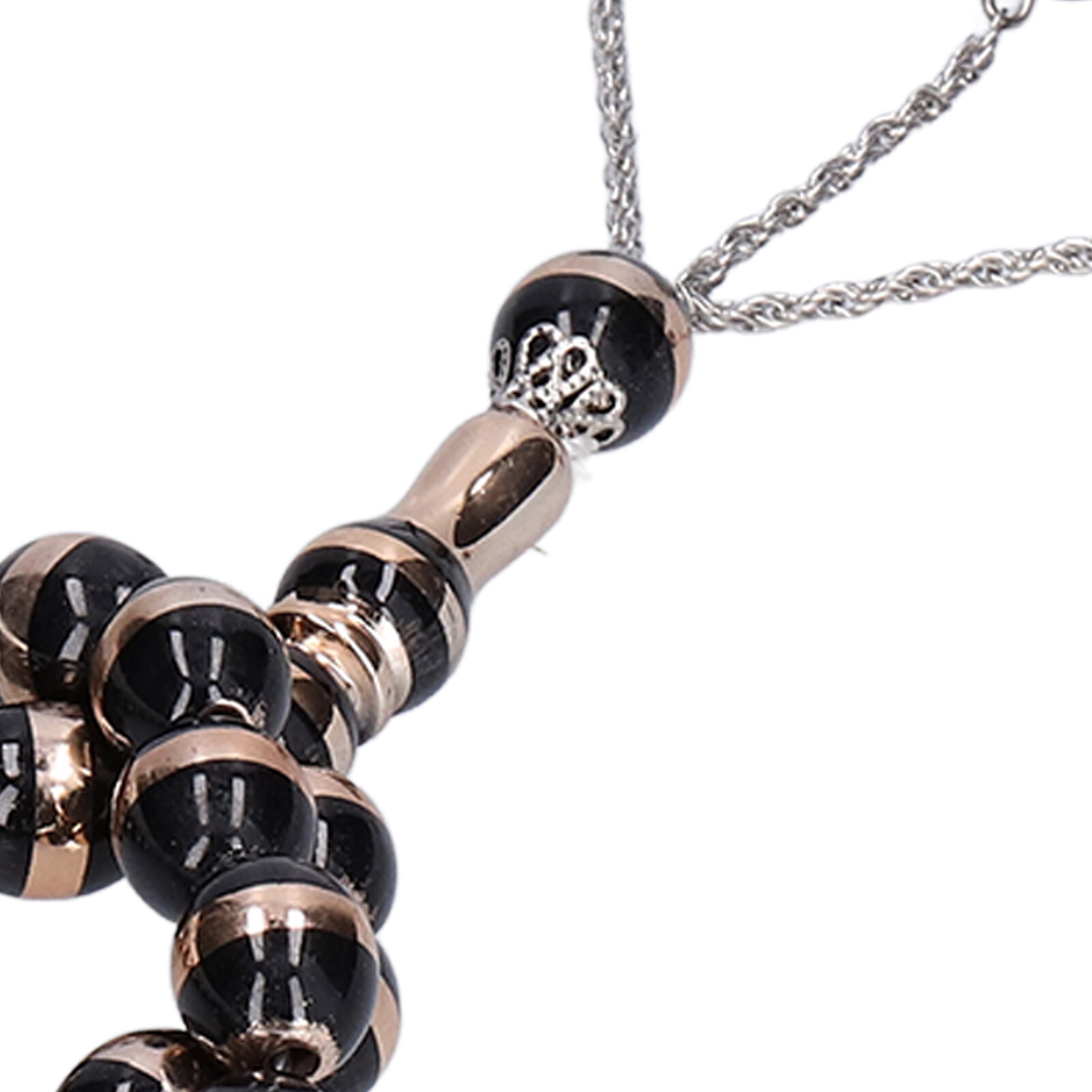 Молитвенные четки, легкий прочный смоляной элегантный стиль, привлекательный мусульманский браслет для женщин и мужчин, черный