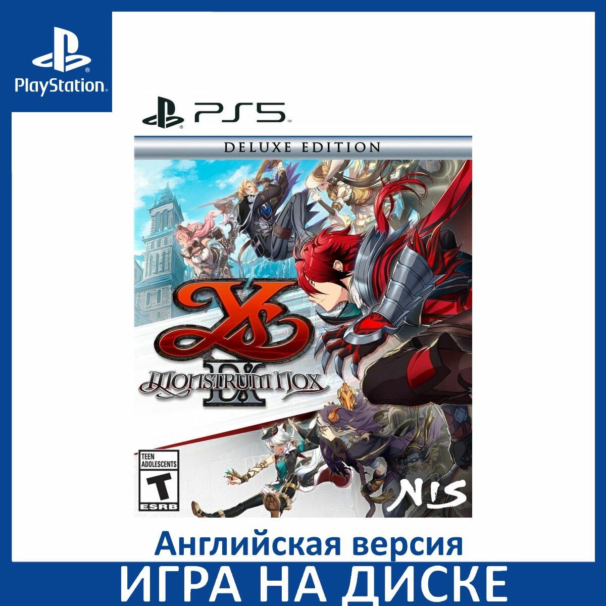 Игра Ys IX Monstrum Nox - Deluxe Edition PS5 Диск на PlayStation 5 Английская версия