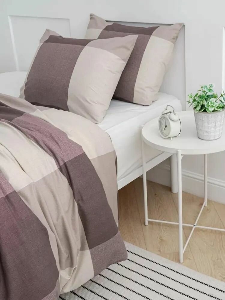 Постельное белье 1,5 спальное перкаль 150х200 аналог (брункрисла) икеа