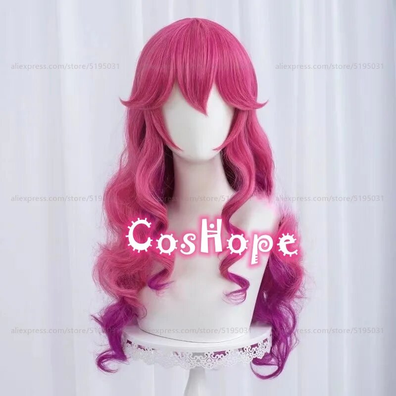 Розовый косплей парик 70 см, Wig Only