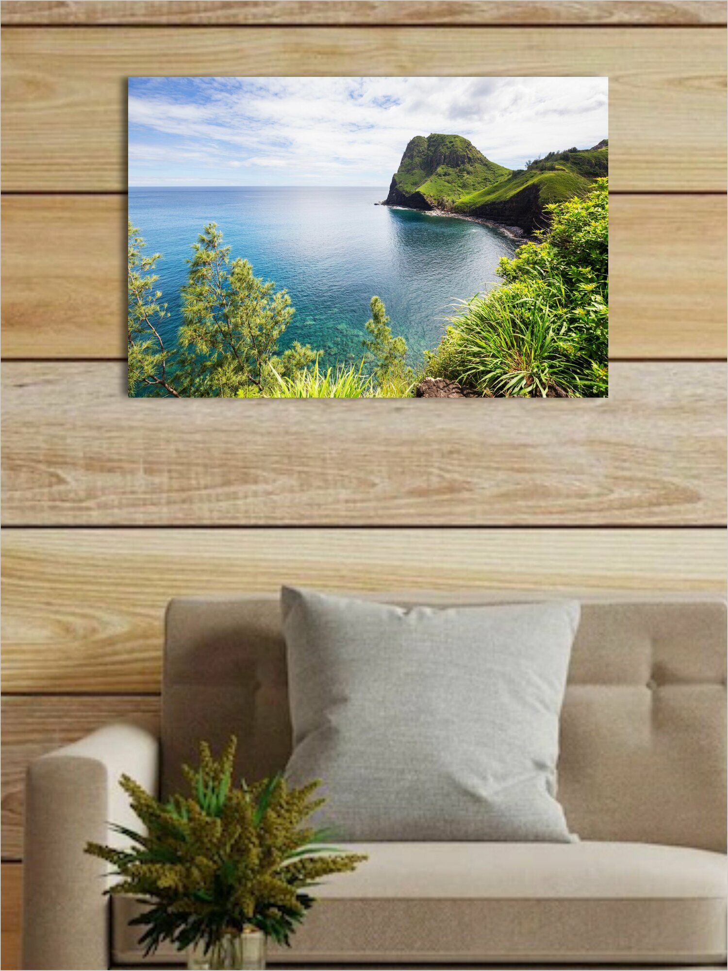 Картина на стену горизонтальная Art IrbisPrint с изображением скал 40 х 60 см натуральный холст на подрамнике