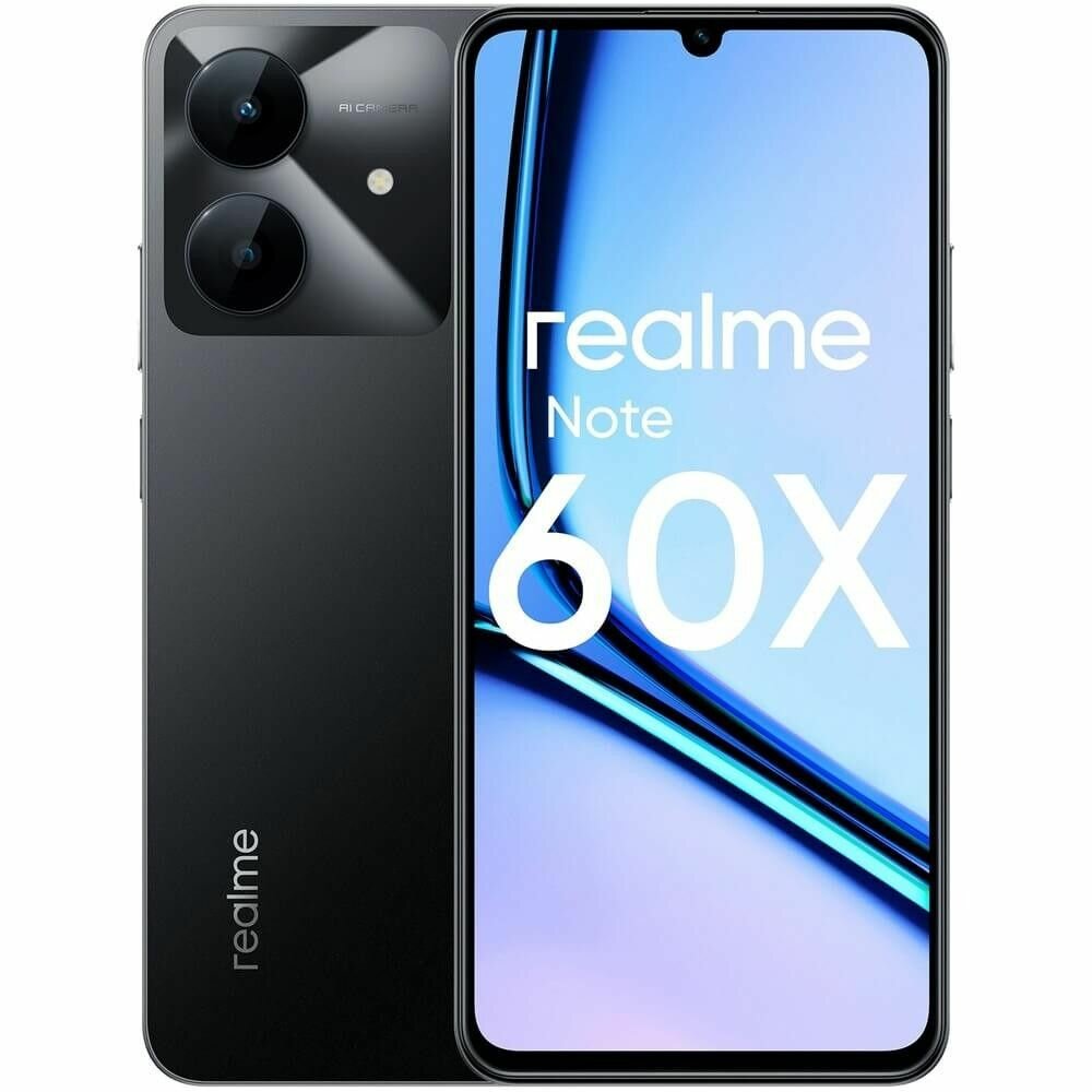 Realme смартфон RMX3938 Note 60х 3GB 64GB черный