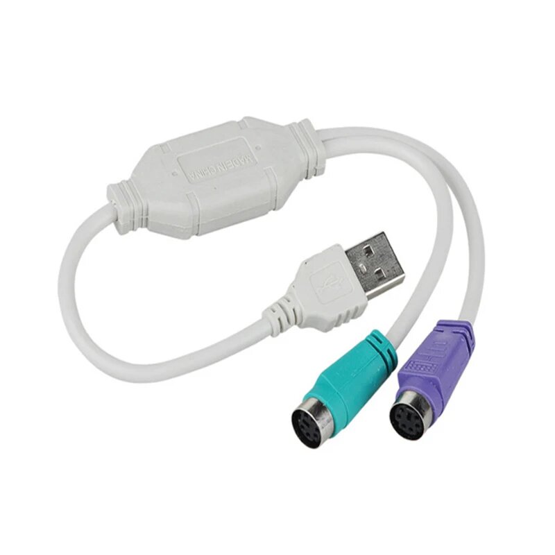Кабель-адаптер PS2 К USB, Конвертер «папа-мама» Для Мыши, Клавиатуры, Аксессуар Для Интерфейса Настольного Компьютера