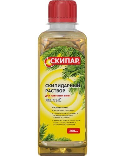 Скипар набор терапевтический для принятия ванн нтв-01 желтые 200 мл