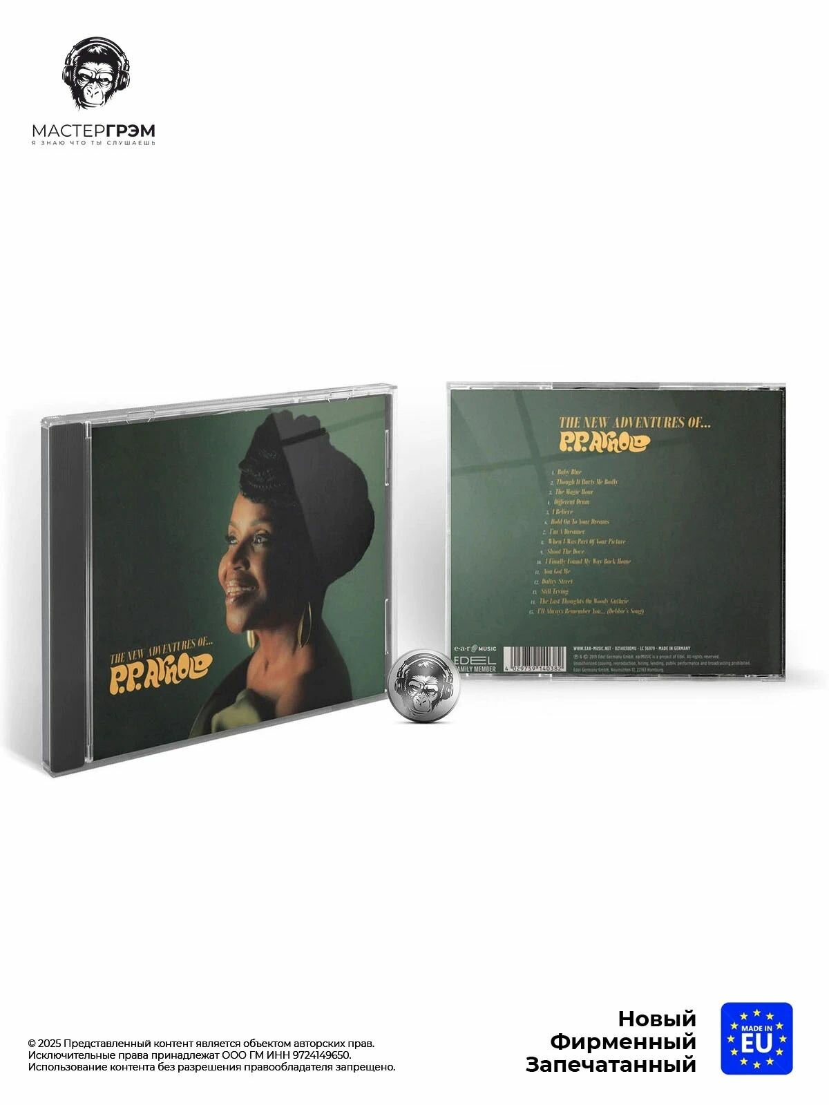 CD диск P.P. Arnold - The New Adventures Of. (CD) 2019, Jewel case