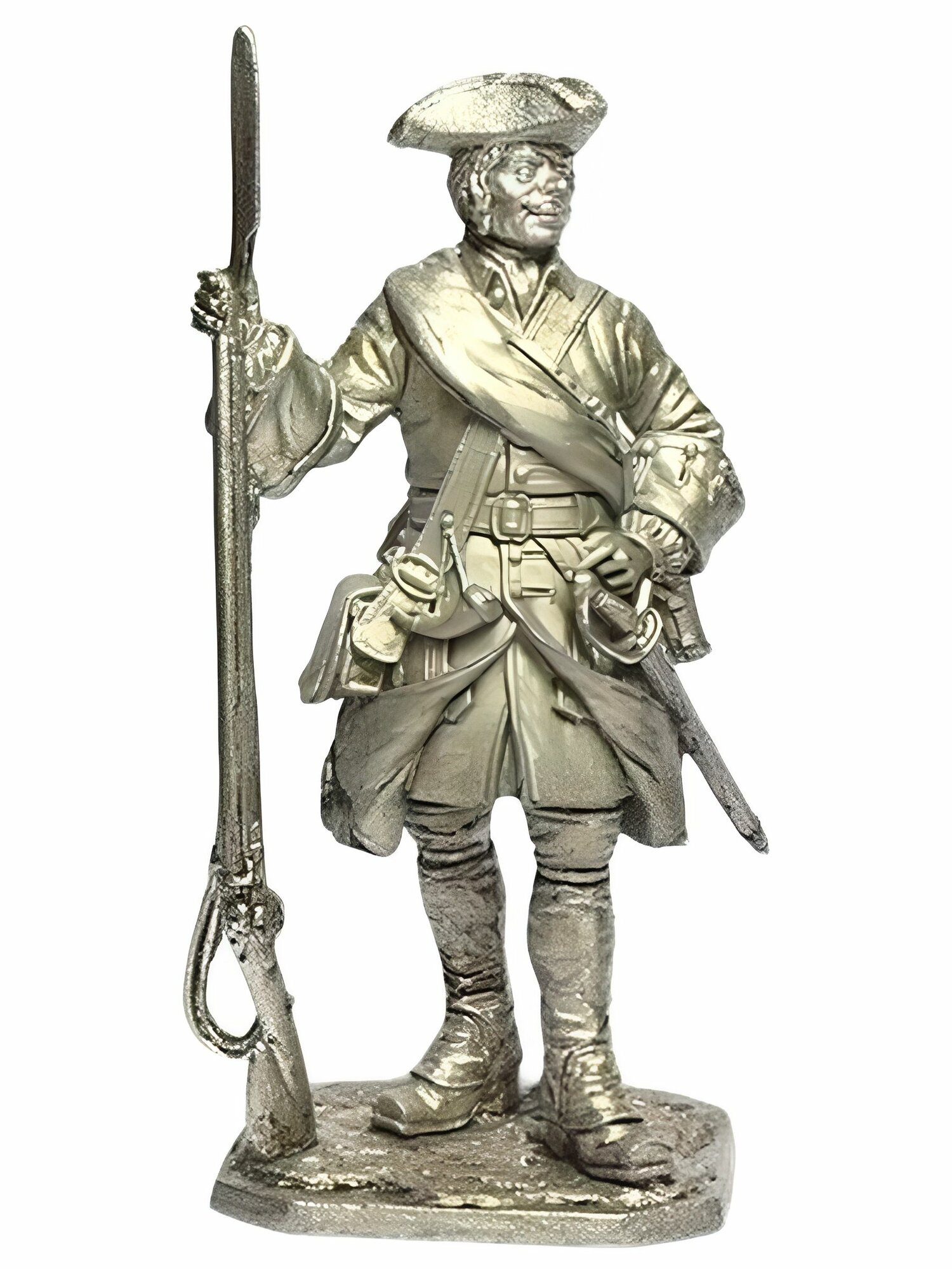 Коллекционный оловянный солдатик фигурка Капрал армейской пехоты, 1708-20 гг. Россия