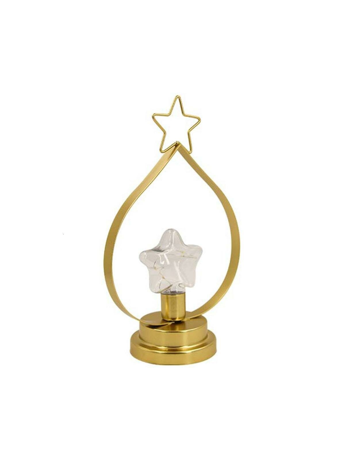 Декоративная настольная лампа, настольная лампа в форме луны, теплый светодиодный полумесяц Рамадана