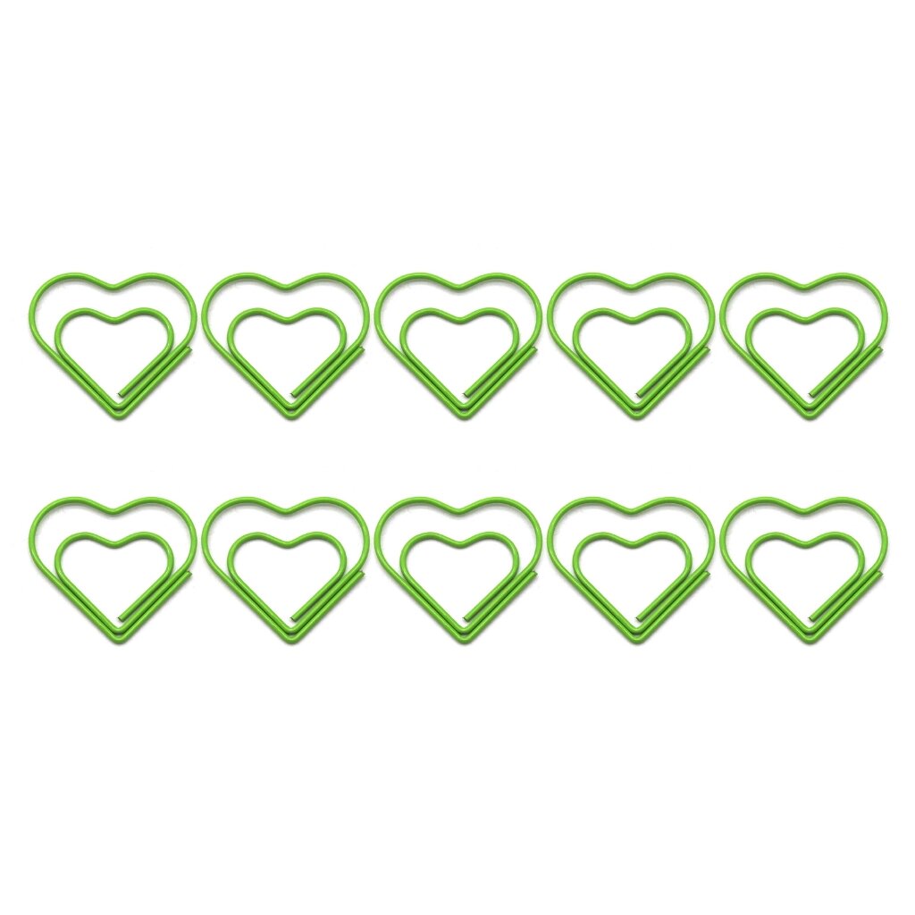 10 шт металлических скрепок для ежедневника Маленькие закладки скрепки в виде сердечек для студентов