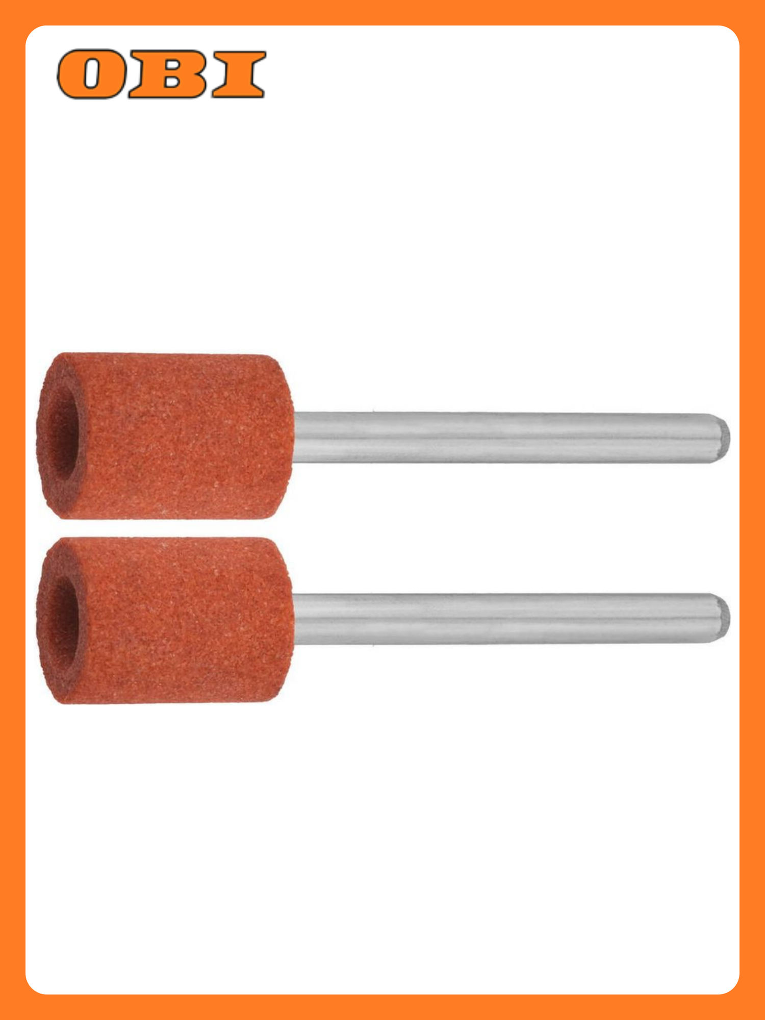 Цилиндр шлифовальный ЗУБР для металла 2 шт.