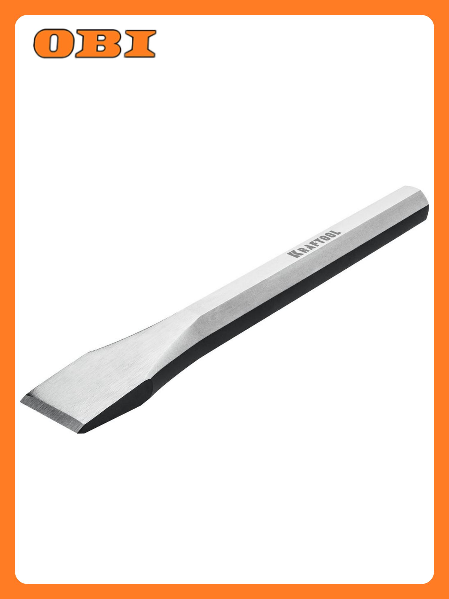 Зубило KRAFTOOL Grand, для металла, шестигранное, хромированное, 22х200мм