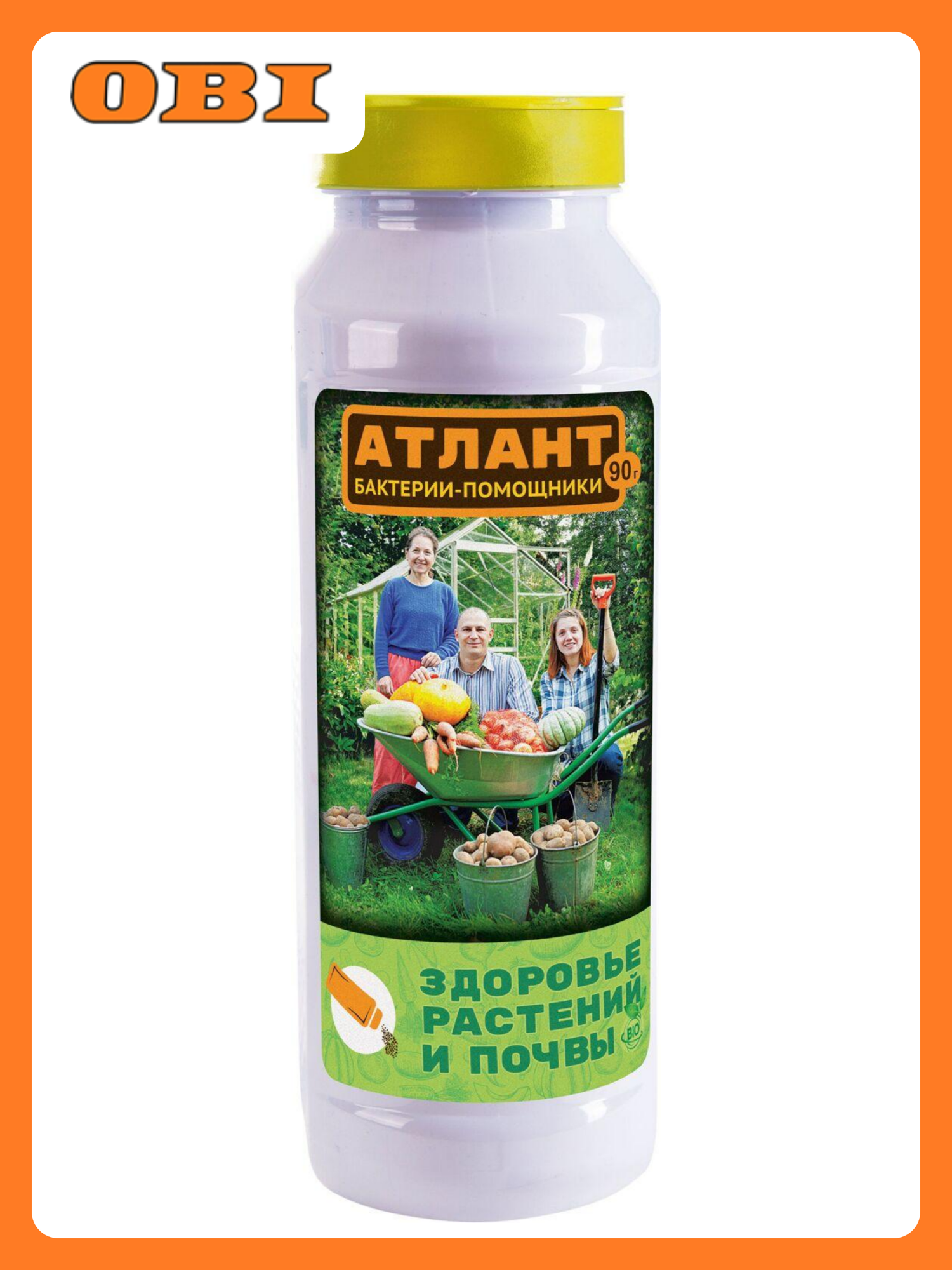 Удобрение Ваше Хозяйство Атлант, порошковое, для всех видов растений, 90г