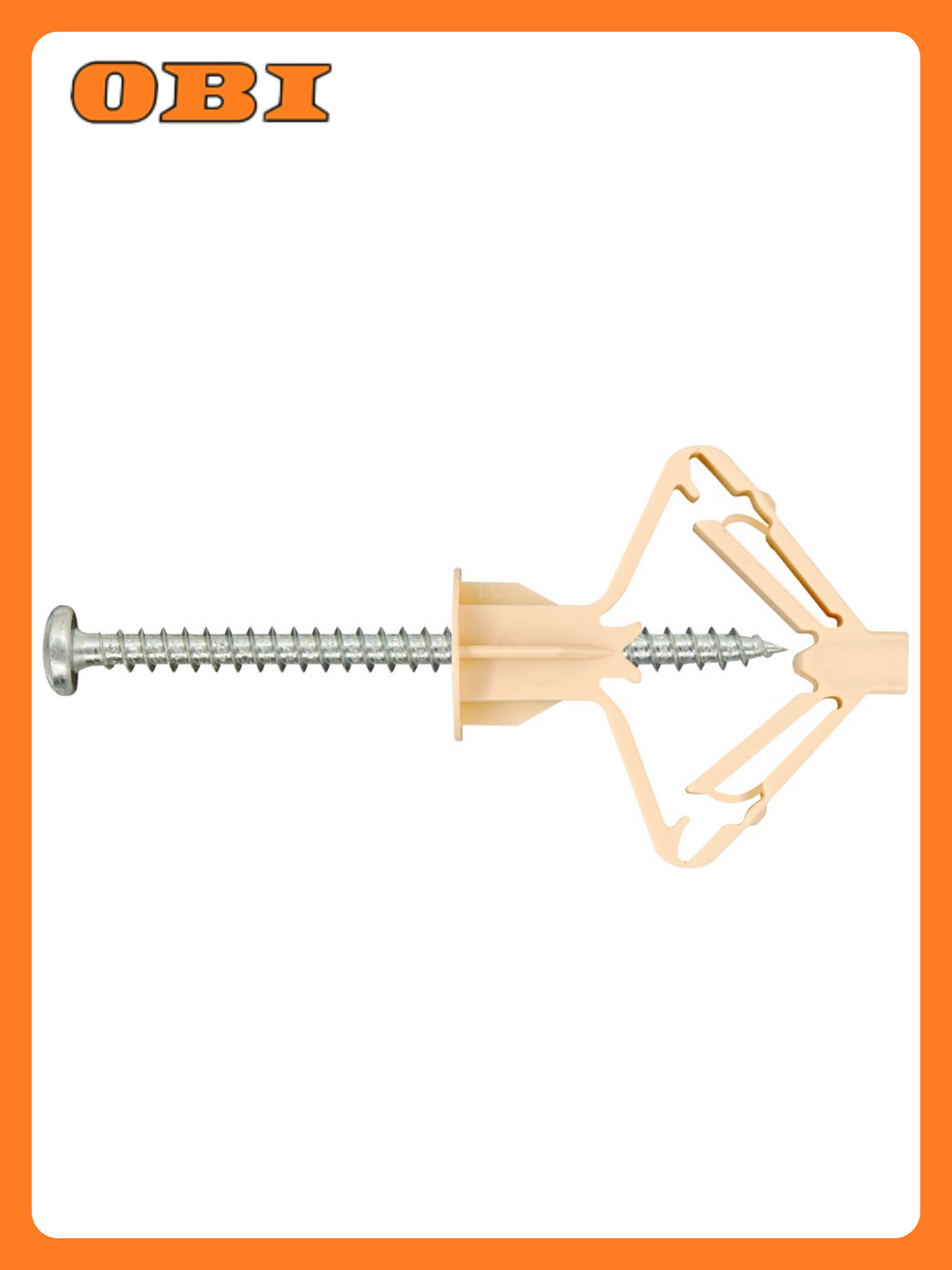 Анкер для гипсокартона европартнер PLA 10х50 мм с шурупом 30 шт