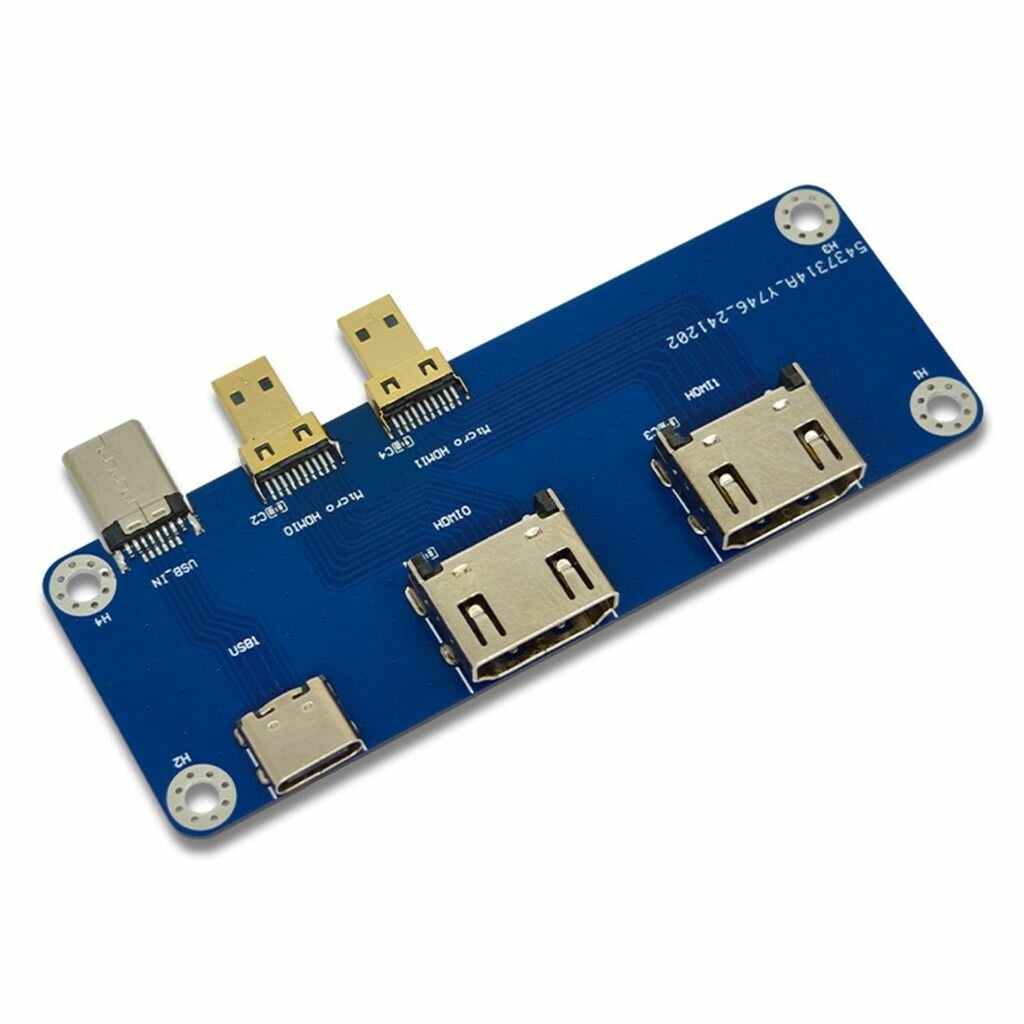 Модуль Raspberry Pi Micro HDMI to HDMI Raspberry Pi 5 совместим с выходом 4B dual 4K