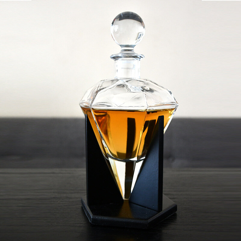 Кристаллический стеклянный декантер для виски, бутылка для ликера, винный кувшин, винный декантер, винная бутылка, винный бокал, винный набор