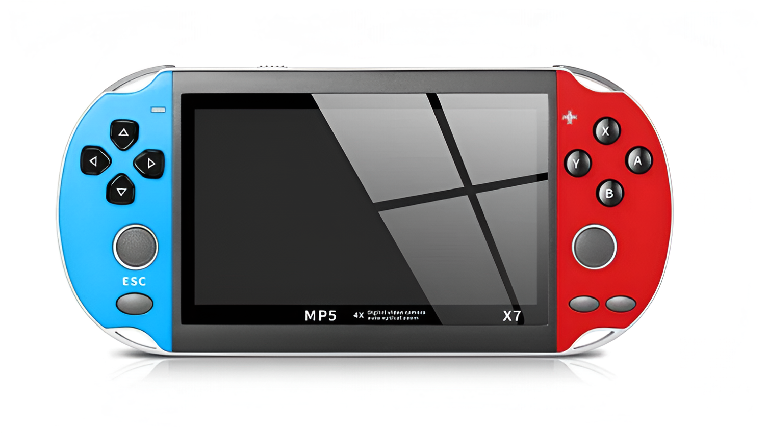 Портативная игровая консоль MyPads 4.3-дюймовый большой экран 128-битная поддержка GBA/ NES красный-синий цвет