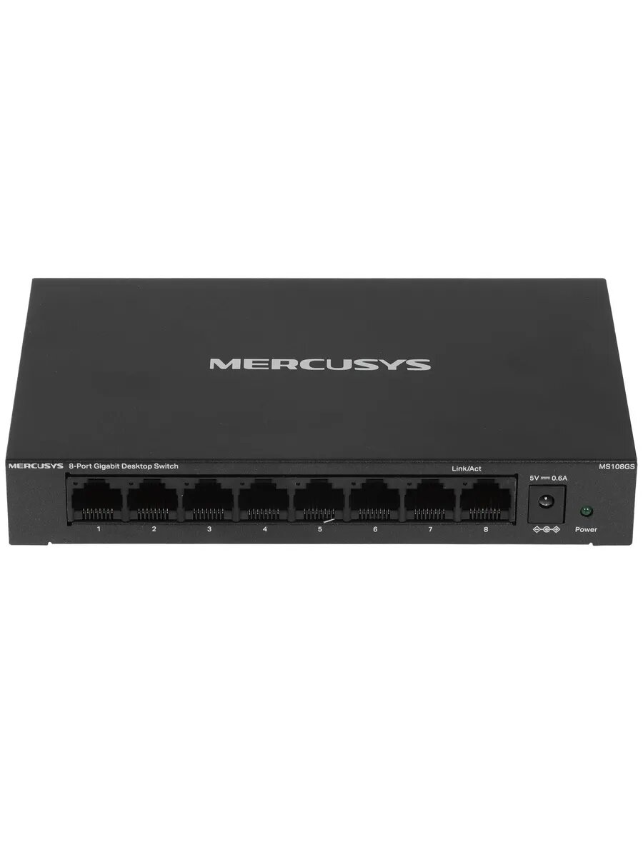 Настольный коммутатор с 8 гигабитными портами MS108GS