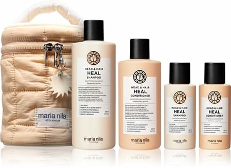 Косметический набор для волос Maria Nila Head & Hair Heal Beauty Bag, 4 шт