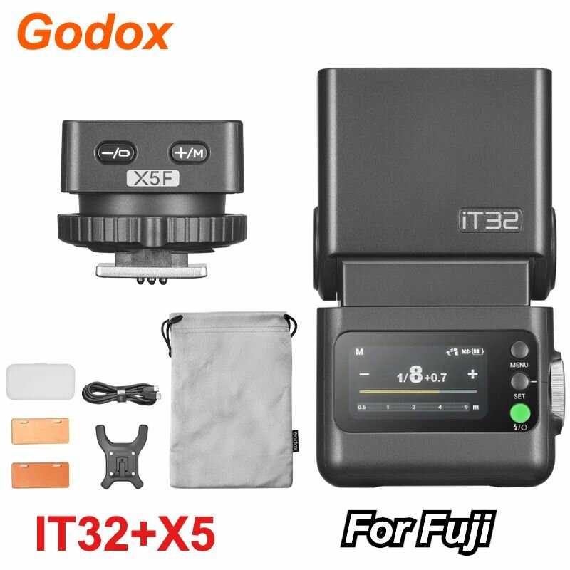 Godox iT32 X5 Карманная Вспышка для фотоаппарата HSS TTL для Sony Canon Nikon Fuji Hasselblad Olympus
