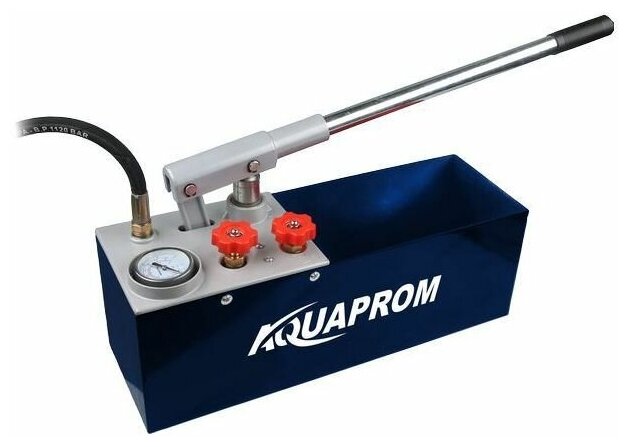 Насос опрессовочный ручной аквапром PTP10 12 л, синий