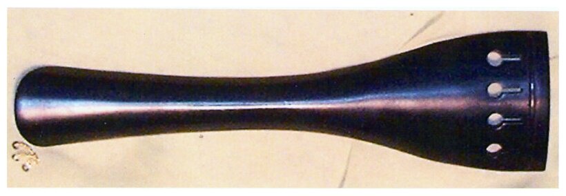 CT01E-2/4 Струнодержатель для виолончели, круглая модель, черное дерево, WBO