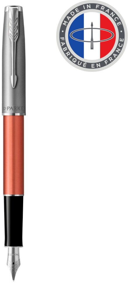 Ручка перьевая Parker Sonnet Essential SB F545 (CW2169228) LaqOrange CT F сталь нержавеющая подарочная коробка