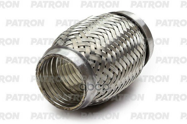 Гофра глушителя усиленная 45x100 InterLock AISI 304 PATRON арт. ELVW45X100