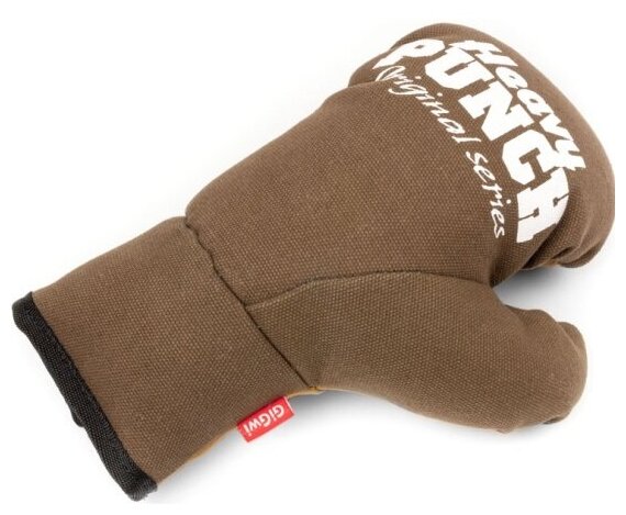 Игрушка для собак Gigwi HEAVY PUNCH Боксерская перчатка с пищалкой 23 см.