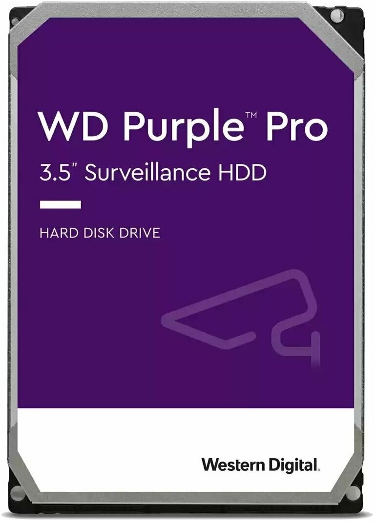 Western Digital Жесткий диск 14ТБ Western Digital Purple WD141PURP, 7200об./мин, 512МБ (SATA III) (oem)