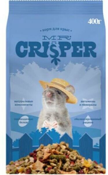 MR.Crisper Корм для крыс, 400г 0.4 кг