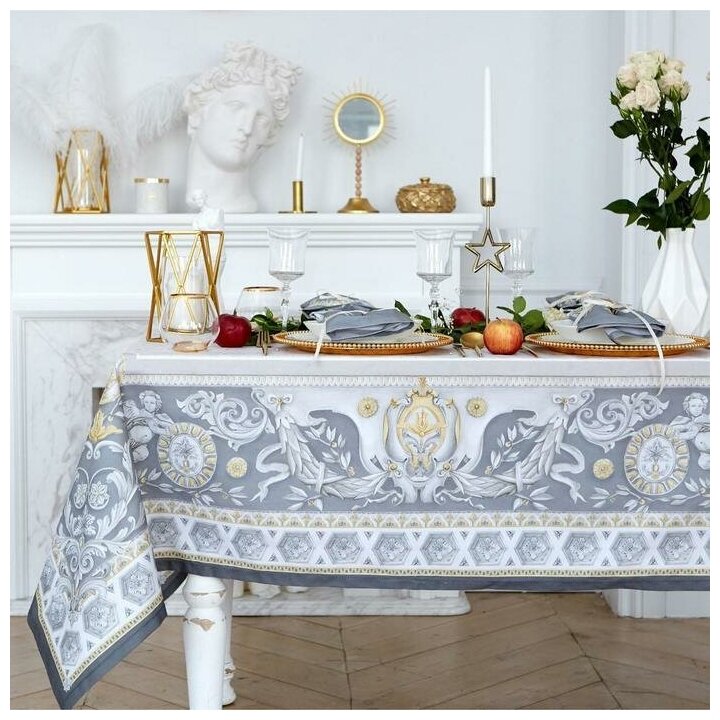 Набор столовый Этель Classic style, скатерть 110х145см +/-3см, салфетки 4 шт