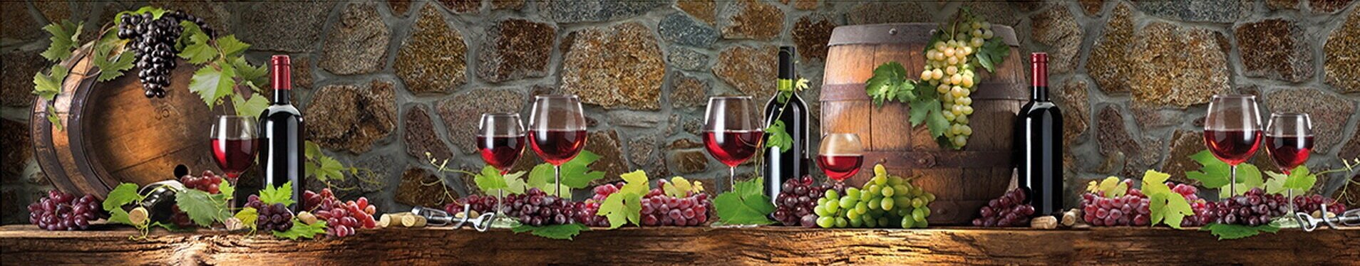 Кухонный фартук/стеновая панель для кухни/фартук на кухню 3D-эффект на основе SPC (каменно-полимерный композит) 3000*610*3мм КМ-381