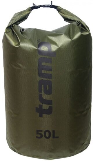 Гермомешок Tramp TRA-208 ПВХ Diamond RipStop 50л, оливковый