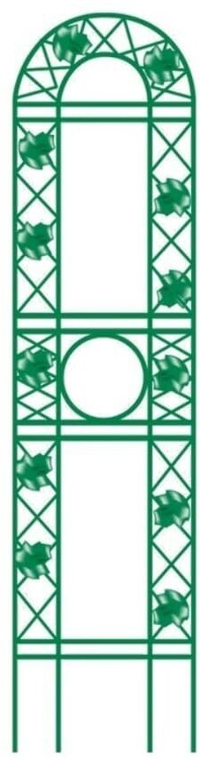 Панель садовая декоративная для вьющихся растений, 139 х 35 см, фронтальная PALISAD, 69132