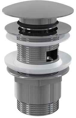 Донный клапан RAVAK ClickClack X01437, хромированный, короткий
