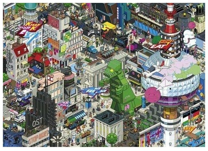 Пазл Heye 1000 деталей: Квест в Берлине