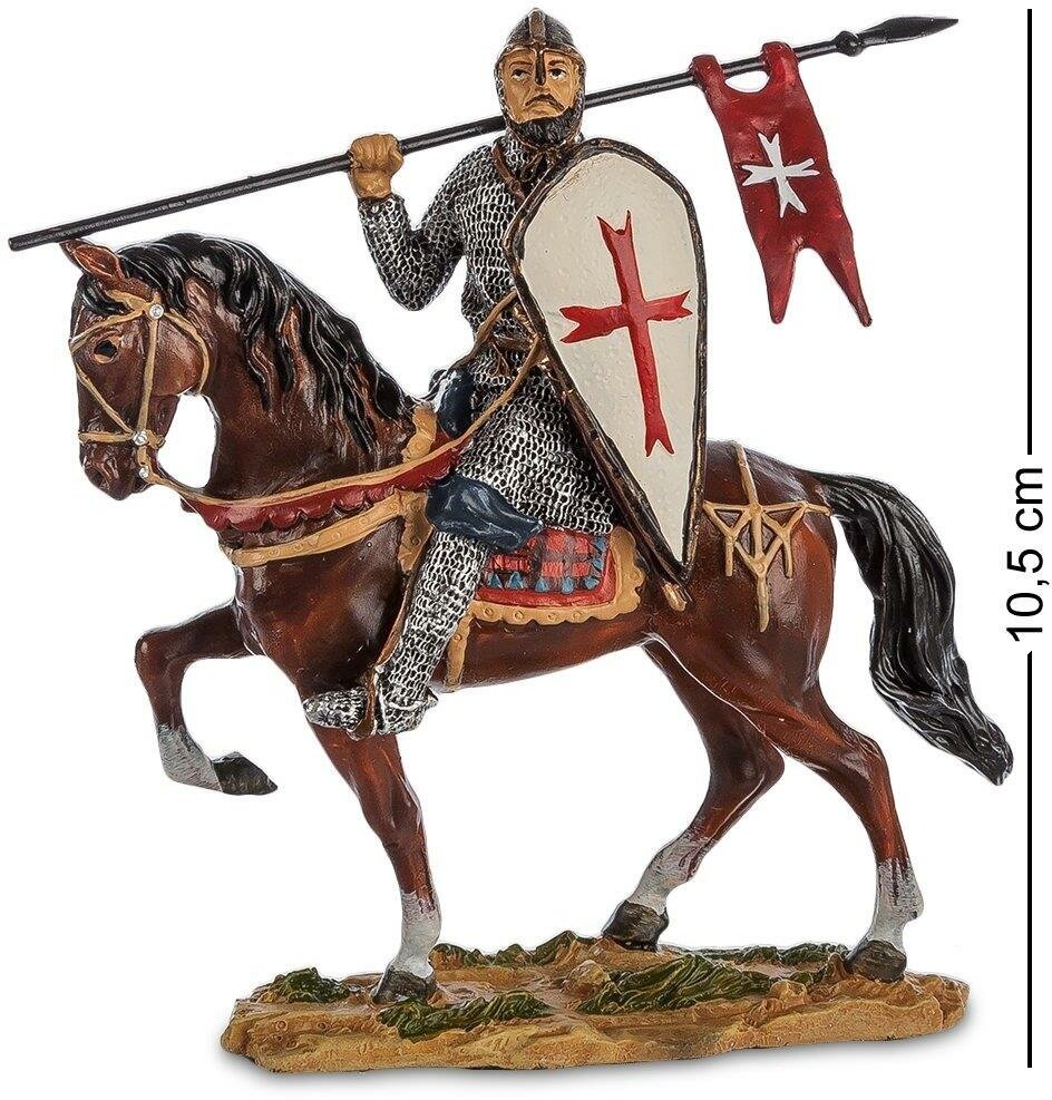 Статуэтка Конный рыцарь крестоносец A2038406 Veronese, Олово