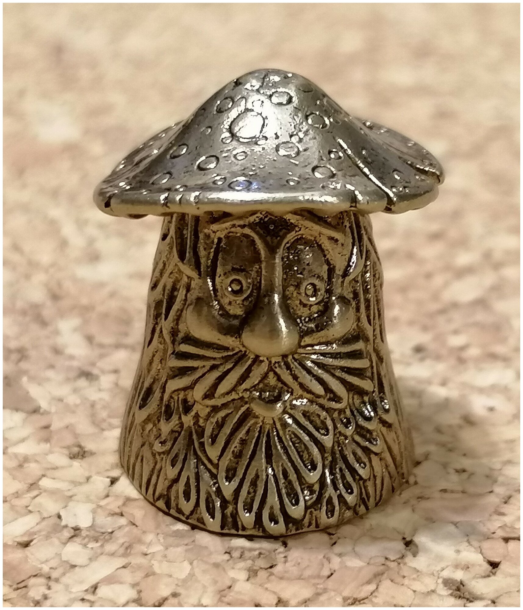 Напёрсток бронзовый " Гриб "