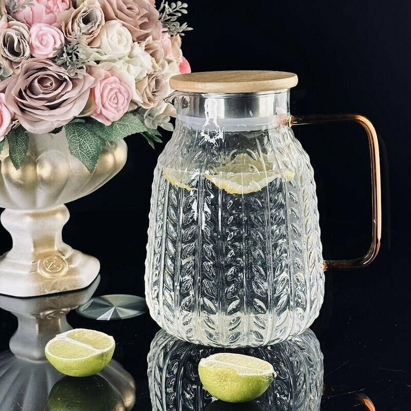 Графин для воды / стеклянный, 1,5 л / Lenardi