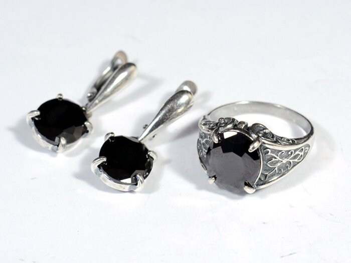 Серьги, циркон