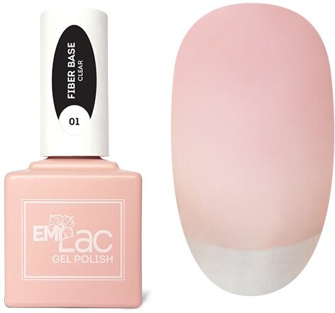 E.MiLac Fiber Base Gel Clear №1, 15 мл